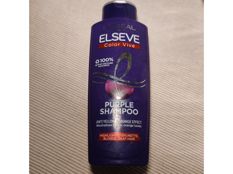 LOREAL ELSEVE COLOR ANTI YELLOW PURPLE SHAMPOO