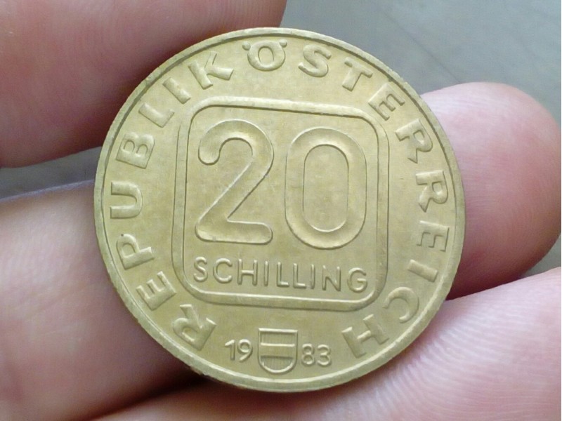 Austrija, 20 silinga 1983, jubilarac