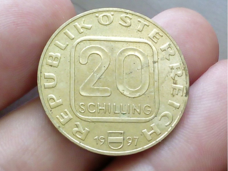 Austrija, 20 silinga 1997, jubilarac