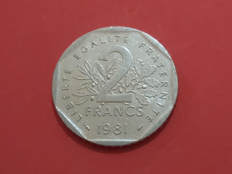 Francuska - 2 francs 1981 god