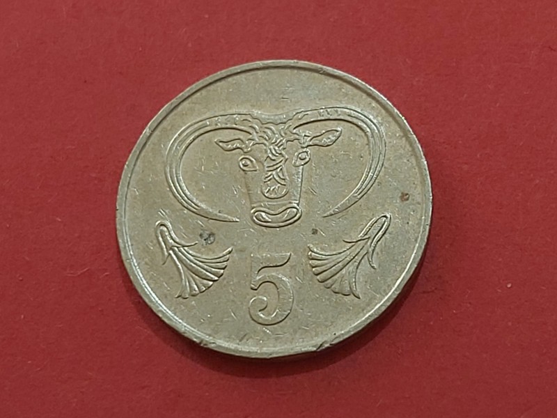 Kipar - 5 cent 1983 god