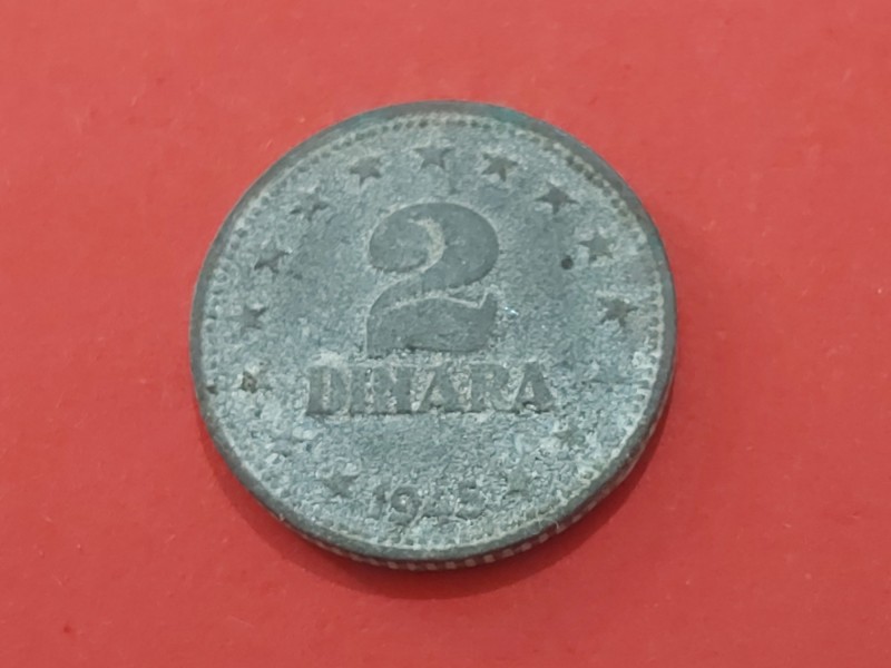 Jugoslavija - 2 dinara 1945 god