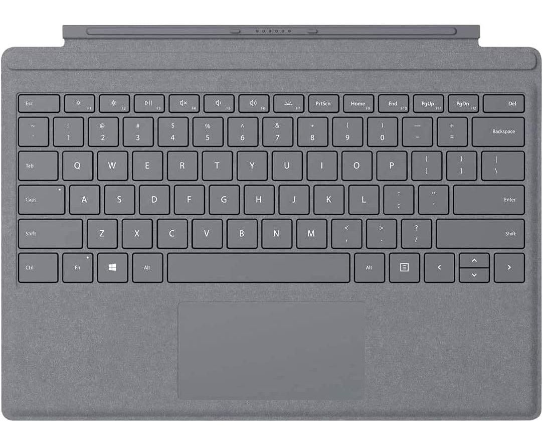 Microsoft Surface Pro 7 Signature Type Cover, Light Charcoal