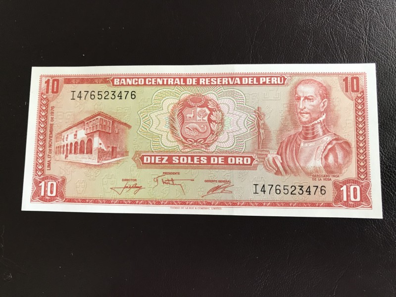 PERU 10 SOLES 1976.UNC.