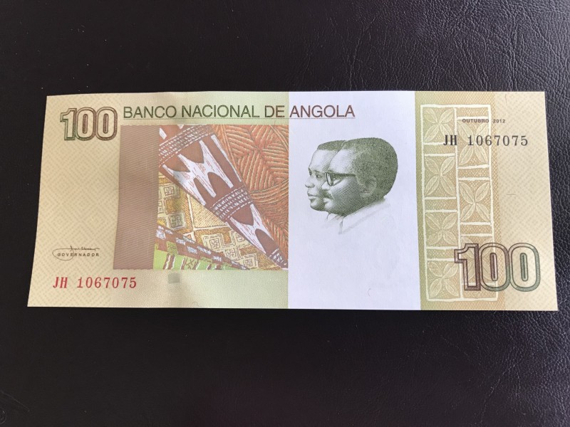 ANGOLA 100 KWANZAS. UNC.2012.