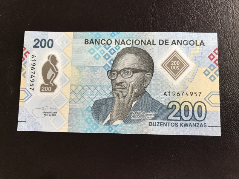 ANGOLA 200 KWANZAS. UNC.POLYMER.