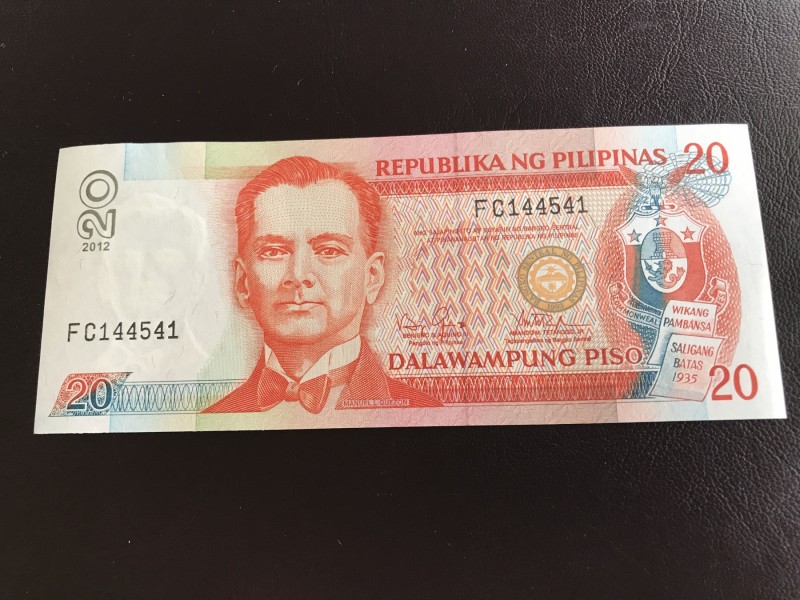 FILIPINI 20 PISO. UNC.