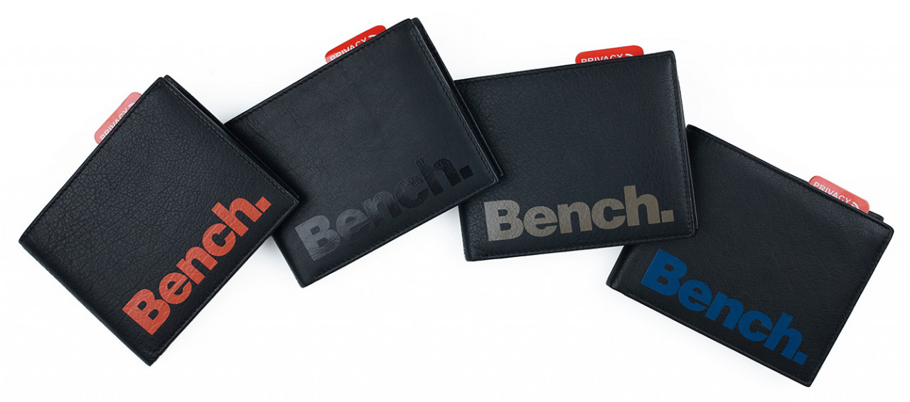 BENCH MUŠKI NOVČANIK KOŽA BLK GREY
