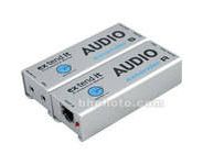 Gefen AUD-1000 Stereo Analog Bidirectional Audio Extender, Sender With Receiver - Transfers Signals Over Network Cables