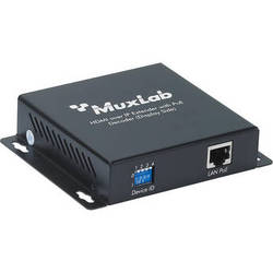 MuxLab HDMI over IP Decoder with PoE