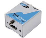 Gefen DVI Audio Extender (HDMI / DVI, Digital & Analog Audio) Sender With Receiver - Transfers Signals Over Network Cables