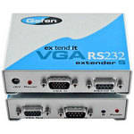 Gefen DVI RS232 - DVI & RS232 Extender, Sender With Receiver - Transfers Signals Over Network Cables