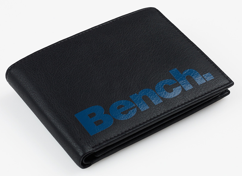 BENCH M NOVČANIK KOŽA BLK NAVY