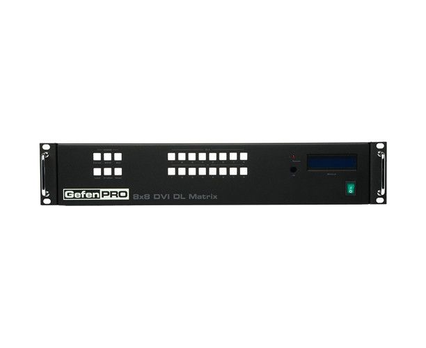 GefenPRO 8x8 DVI Dual Link Matrix Switcher with Push Button Controls