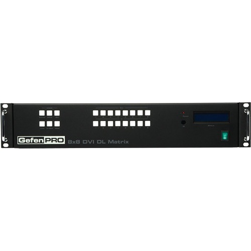 GefenPRO 8x8 DVI Dual Link Matrix Switcher with Push Button Controls