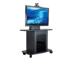 Avteq GMP-200L-TT-1 32" Tall Cart Holds Up to Single 60" Display