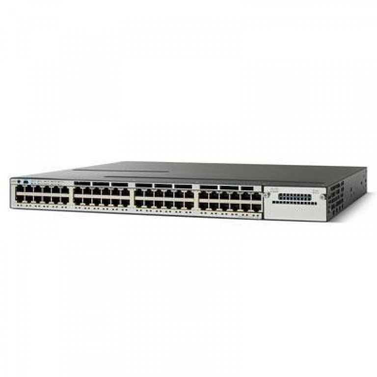 Cisco 3750X Series WS-C3750X-48PF-S 48 Ports Catalyst Switch with 740 Watt PoE