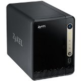 ZyXEL 2-Bay Power Media Server with Three USB 2.0 Ports for Select SATA Drives