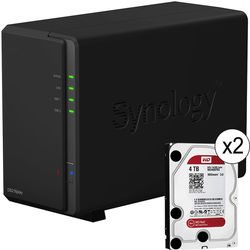 Synology DiskStation 8TB DS216play 2-Bay NAS Server Kit (2 x 4TB)