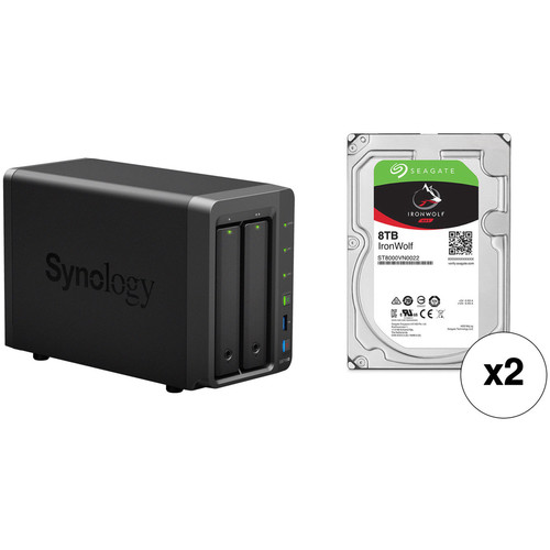 Synology DiskStation 4TB DS118 1-Bay NAS Enclosure Kit with Seagate NAS Drives (1 x 4TB)