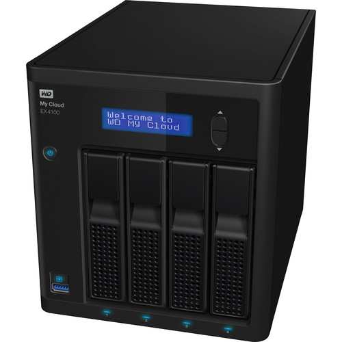 WD My Cloud Expert Series 32TB EX4100 4-Bay NAS Server (4 x 8TB)