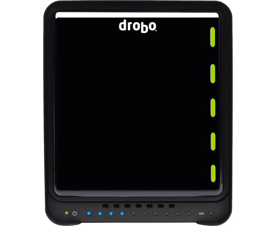 Drobo 5-Bay Nas Dual Gigabit Ethernet With 20Tb (5X4Tb Hdd)