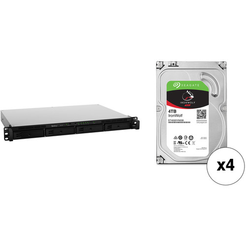 Synology 32TB RX418 NAS Expansion Unit Kit with Seagate NAS Drives (4 x 8TB)