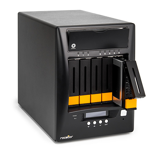 Rocstor Enteroc N56 Desktop NAS Server with Dual Gigabit Ethernet (30TB HDD)