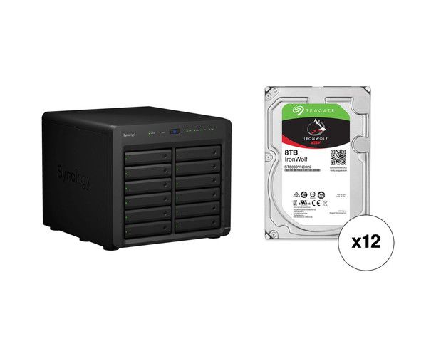Synology DiskStation DS3617xs 48TB 12-Bay NAS Enclosure Kit with Seagate NAS Drives (12 x 4TB)