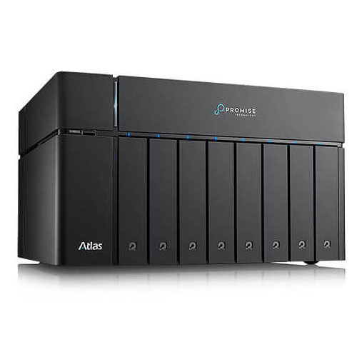 Promise Technology Atlas S8+ Nas Share With 2X 10Ge Base-T Ports 112TB Sata Drives