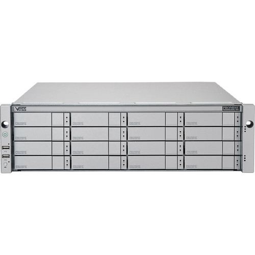 Promise Technology VR2600ZISAME Vess R2600iS 3U 16-Bay Unified Storage Solution (48TB)