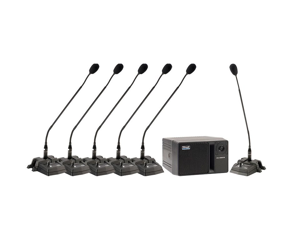 Anchor Audio Councilman CM-4W Conference Microphone Package with Wireless Mic