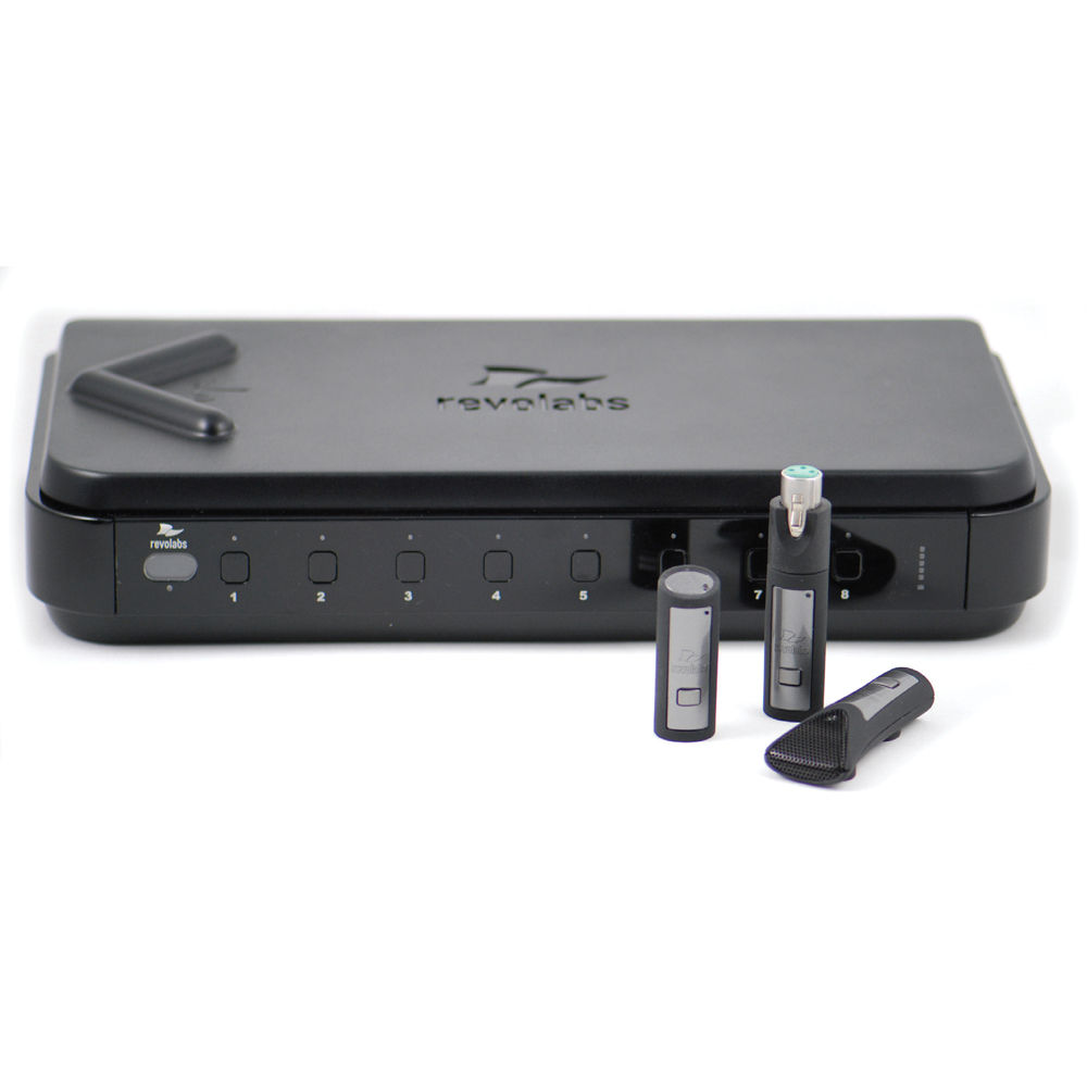 Revolabs Fusion 4-Channel Telephony Hybrid with Wireless Microphone System