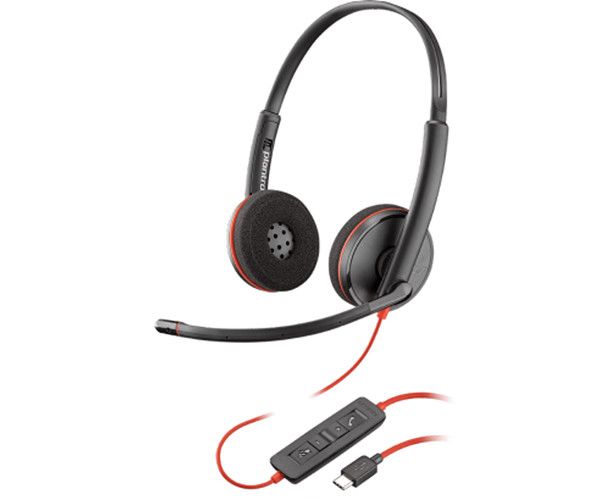 Plantronics Blackwire 3220 USB Type-C Corded Stereo UC Headset