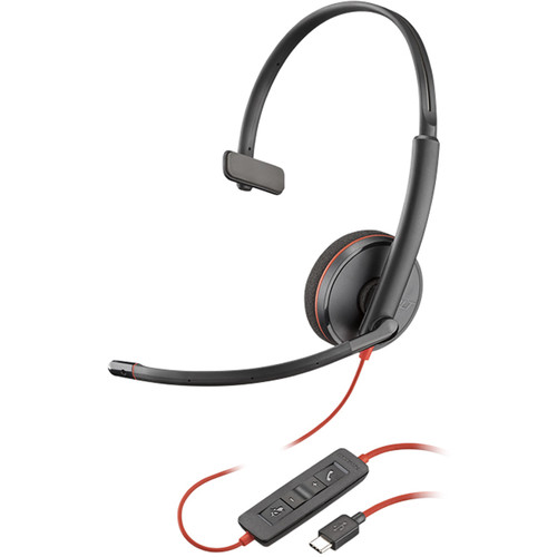 Plantronics Blackwire 3210 USB Type-C Corded Monaural UC Headset