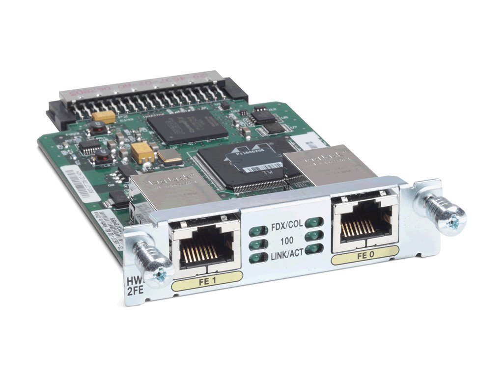 Cisco HWIC-2FE 2 Port Fast Ethernet High Speed WIC Card