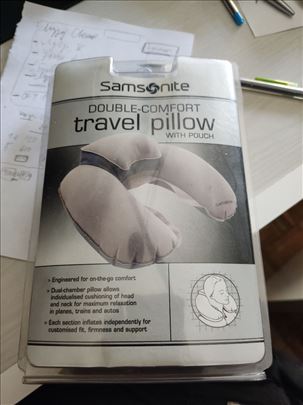 Putni jastuk sa torbicom, Travel pillow, Samsonite