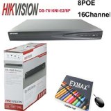 HIKVISION Network Video Recorder DS-7616NI-E2/16P-12TB