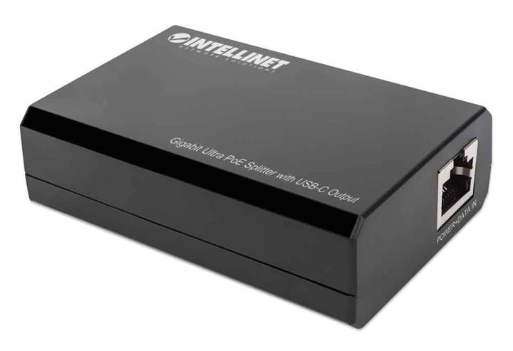 Intellinet Gigabit Ultra PoE Splitter with USB-C Output