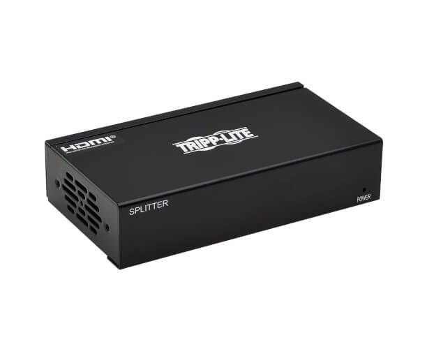 Tripp Lite 2-Port HDMI over Cat6 Splitter - 4K 60 Hz, HDR, 4:4:4, PoC, HDCP 2.2, 230 ft. (70.1 m), TAA