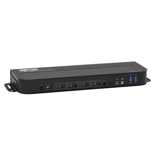 Tripp Lite 4-Port HDMI/USB KVM Switch 4K 60 Hz, HDR, HDCP 2.2, IR, USB Sharing