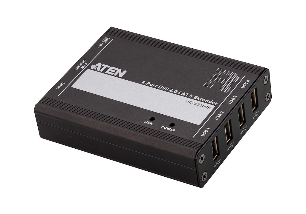 Aten USB2.0 Cat5 Extender with 4-port Hub