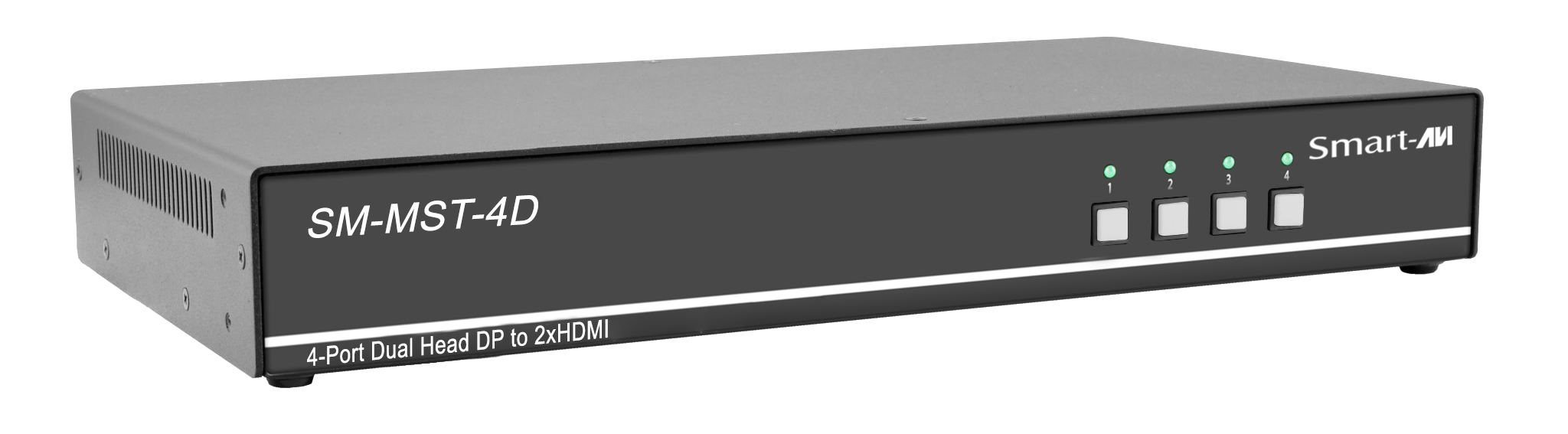 SmartAVI 4 Port KVM MST with Dual 4K HDMI Out