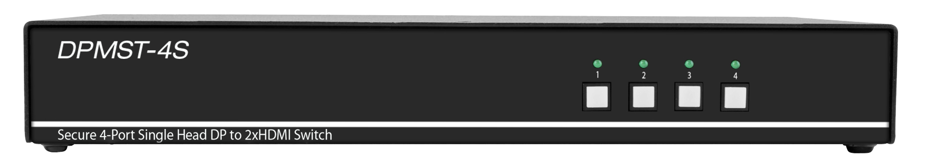 SmartAVI 4 Port Secure MST DP KVM with Dual 4K HDMI Out