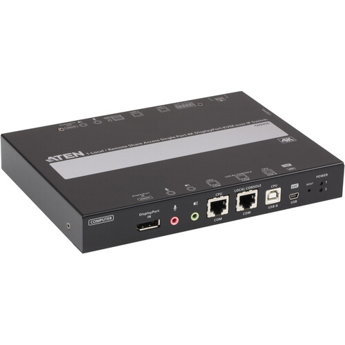 Aten 4K-30 Single Port DisplayPort KVM over IP Slim version