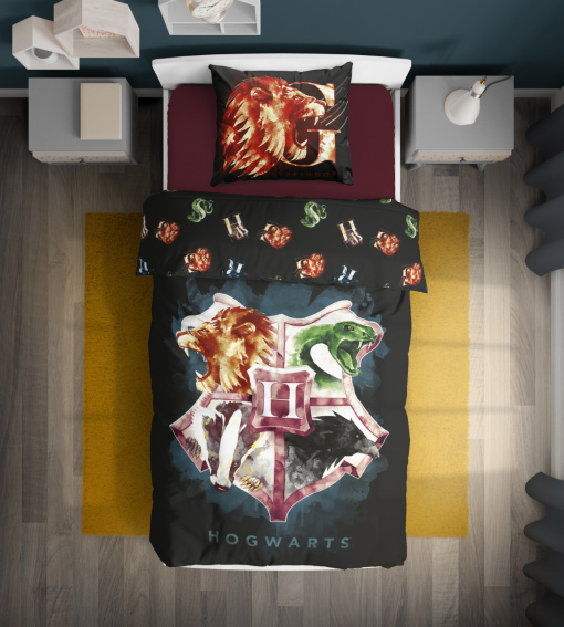 Posteljina za decu Harry Potter Model 3 160x200+70x80cm