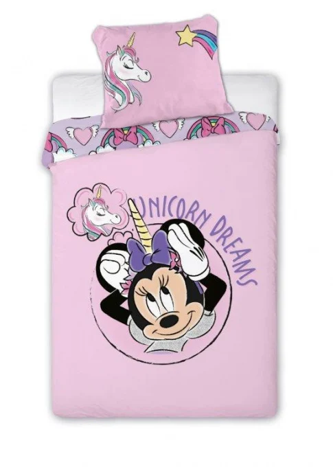 Posteljina za decu Minnie Mouse - Unicorn Dreams 140x200+70x90cm