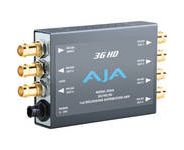 AJA 3GDA 1x6 3G/HD/SD-SDI Re-Clocking Distribution Amp with DWP
