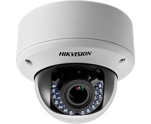HIKVISION DS-2CE56D1T-VPIR Outdoor IR Dome HD1080p, 3.6mm, 20m IR, Day/Night, DWDR, Smart IR, IP66, 12 VDC