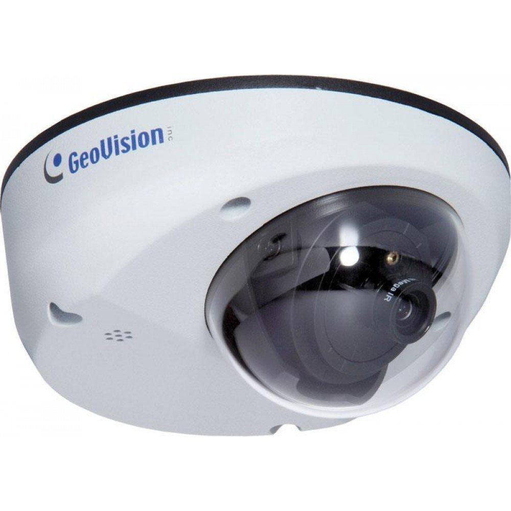 GEOVISION GV-MDR3400-1F 3MP 2.8mm H.264 Super Low Lux WDR Mini Fixed Rugged Dome IP Camera